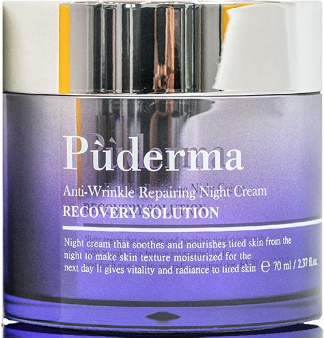 Puderma Anti Wrinkle Repairing Night Cream Ingredients Explained