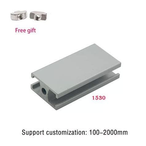1530 알루미늄 프로파일 선형 레일 1530 1000mm 실버 압출 프레임 유럽 표준 카메라 슬라이더 가구 3d 프린터 Aliexpress