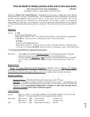 Physics General Physics I Course Information Course Hero