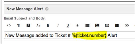 Number Ticket In Front Of Subject Email OsTicket Forum