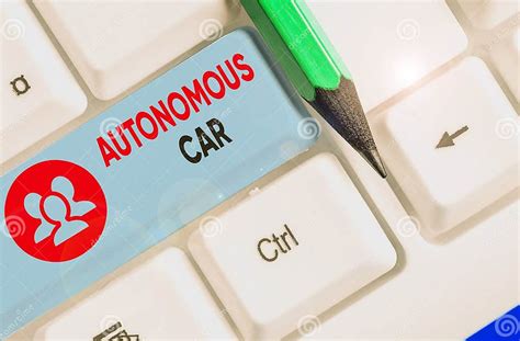Handwriting Text Autonomous Car Concept Meaning Vehicle That Can Guide Itself Without Human