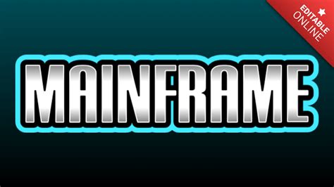 Mainframe | Pharaoh Turquoise | Text Effect Generator