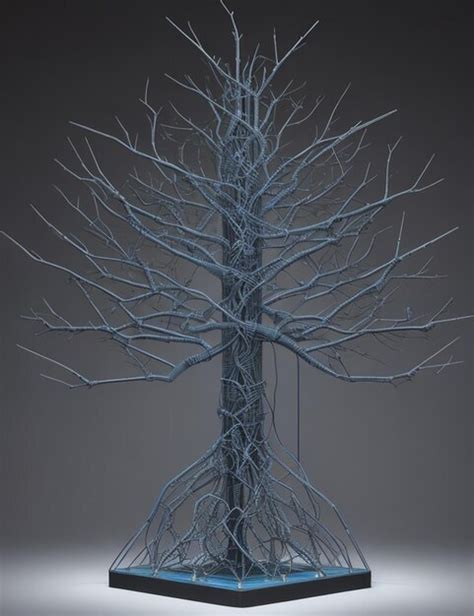 A Structure Similar To A Tree Premium Ai Generated Image