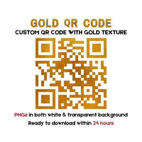 Custom Qr Code With Gold Texture Personalized Glitter Qr Code For Wedding Rsvp Printable Golden