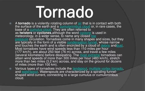 PPT Tornado PowerPoint Presentation Free Download ID