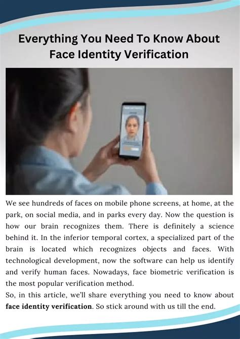 Ppt Everything You Need To Know About Face Identity Verification Powerpoint Presentation Id