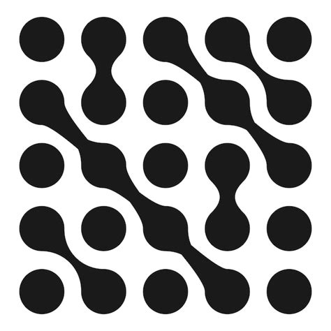 Premium Vector Metaball Connected Dots Circles Pattern Texture Vector Elements
