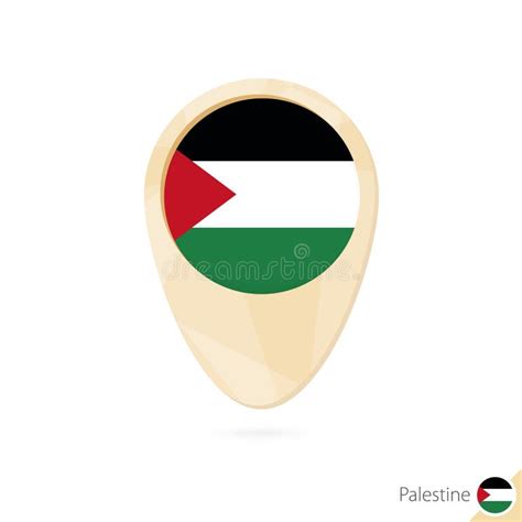 Palestine Flag Map Pointer Stock Illustrations 34 Palestine Flag Map