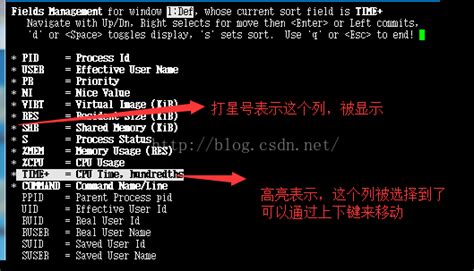 linux top命令比较实用的几个操作命令总结 top命令如何增加列 csdn博客
