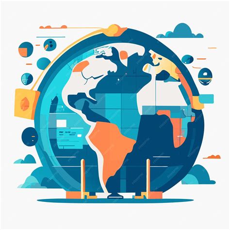 Global Data Security Personal Data Security Cyber Data Security Online Concept Illustration