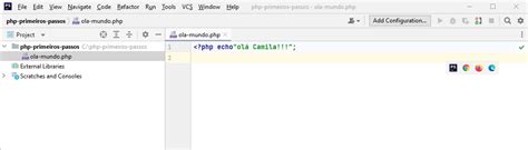 socorro a pasta criada ola mundo não aparece no cmd php conceitos