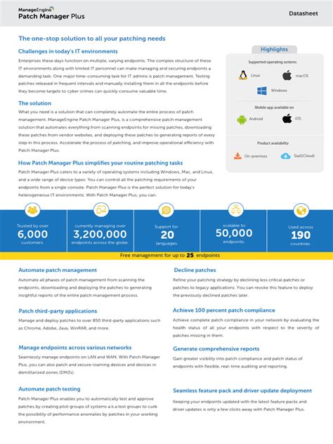 patch manager plus datasheet pdf microsoft windows cloud computing