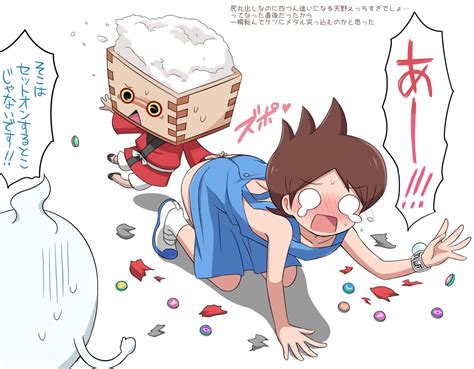 Amano Keita Whisper Youkai Watch Level Youkai Watch Ass Grab Anal Fingering Apron Ass
