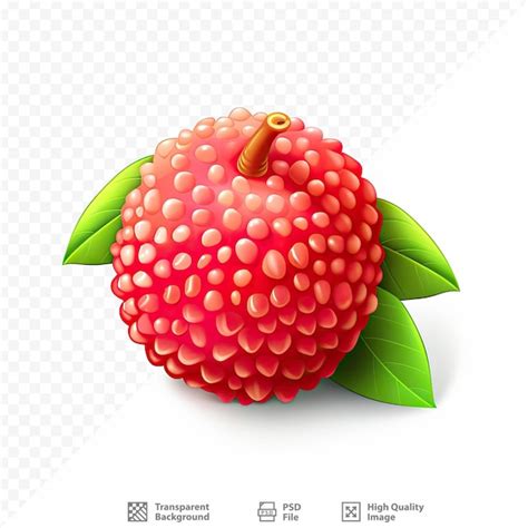 Premium PSD A Raspberry With A Red Background And A Picture Of A Raspberry