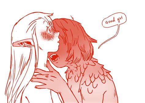 Marcille Donato Falin Touden And Falin Touden Dungeon Meshi Drawn By Myrdrottningen Danbooru