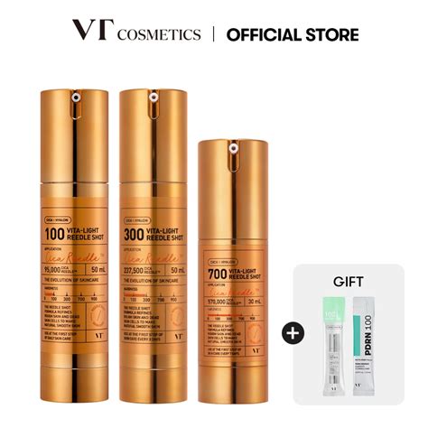 Vt Vita Light Reedle Shot 100 50ml Brightening Uk Vitamin C Serum