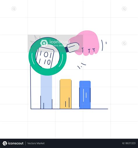 binary analysis icon lottie animation network and communication lottie