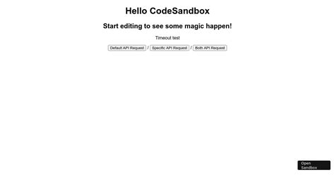 Test About Apollo Link Timeout With Context Value Forked Codesandbox
