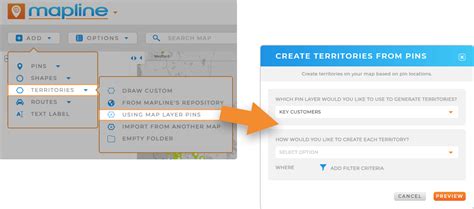 Build Custom Sales Territories Mapline