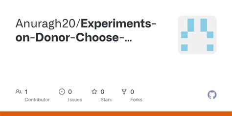Github Anuragh20experiments On Donor Choose Dataset