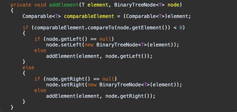 Solved Private Void Addelement T Element Binarytreenode