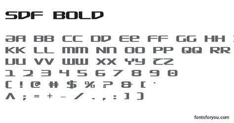 sdf bold font download for free online