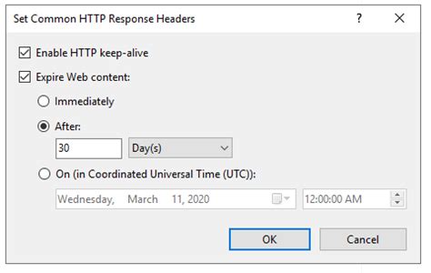 How To Configure Cache On IIS Stack Overflow