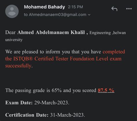 Ahmed Abdelmanaem On Linkedin Istqbcertified Istqb Testing Istqbcertification 43 Comments