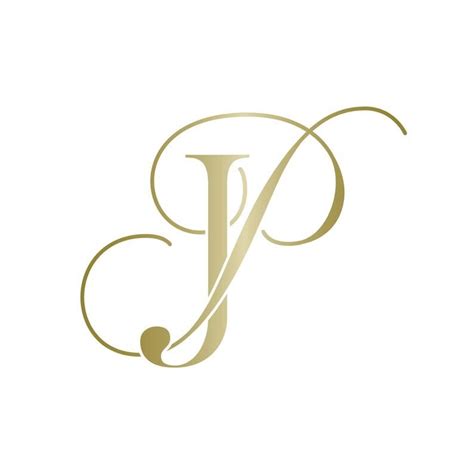 Wedding Logo Monogram Bride Logo Wedding Monogram Initials Pj Jp