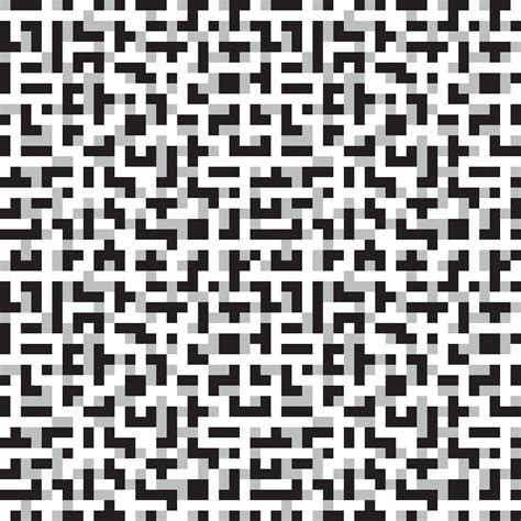 Seamless Black And White Irregular Dash Royalty Free Vector