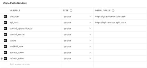 Zepto Api
