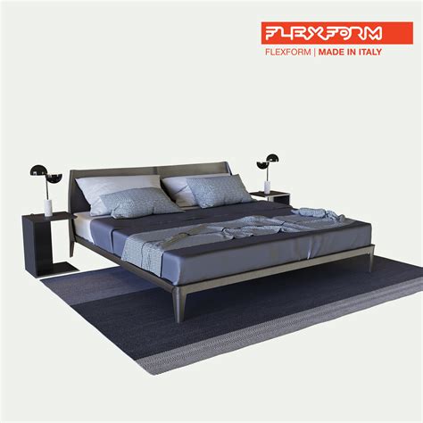 Flexform Isabel Bed 3d Model Cgtrader