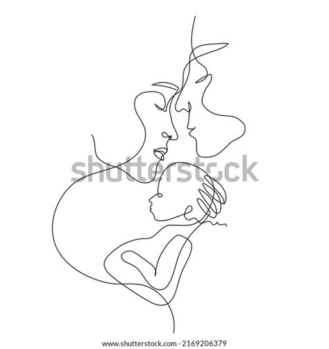 패밀리 실루엣 아이와 커플이요 벡터 그림입니다 스톡 벡터로열티 프리 2169206379 Shutterstock