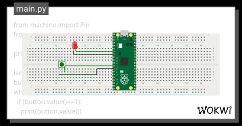Blink With Micropython Copy Wokwi Esp32 Stm32 Arduino Simulator