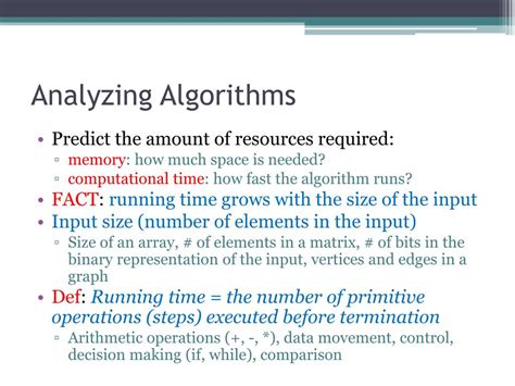 Ppt Understanding Algorithm Efficiency From Basics To Advanced