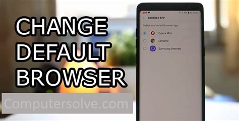How To Change Default Browser