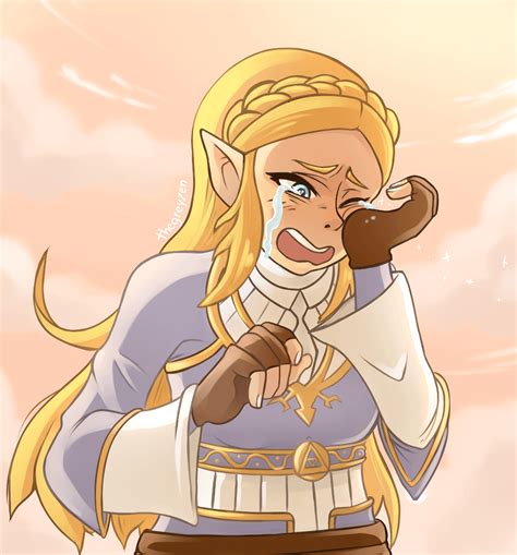 Princess Zelda Crying Thegreyzen Rzeldaiscute