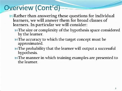 Machine Learning Unit3 Chapter2 Computational Learning Theory By