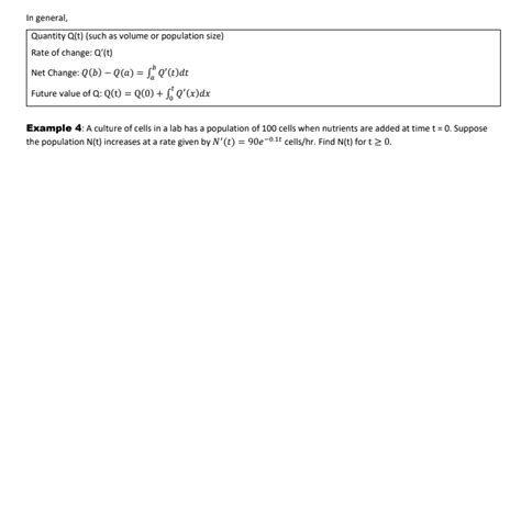 solved in general quantity q t such as volume or