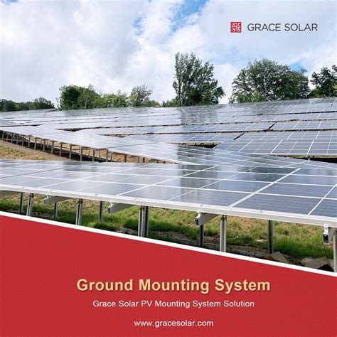 Grace Solar Gs Ground Mounting System Carbon Steel Solar Mounting System Datasheet Enf