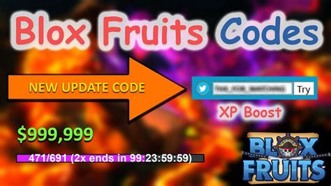 Block Fruits Codes Try Now New Update Code Youtube