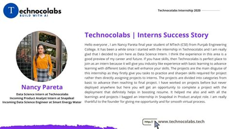 Technocolabs Softwares On Linkedin Intern Internshipexperience