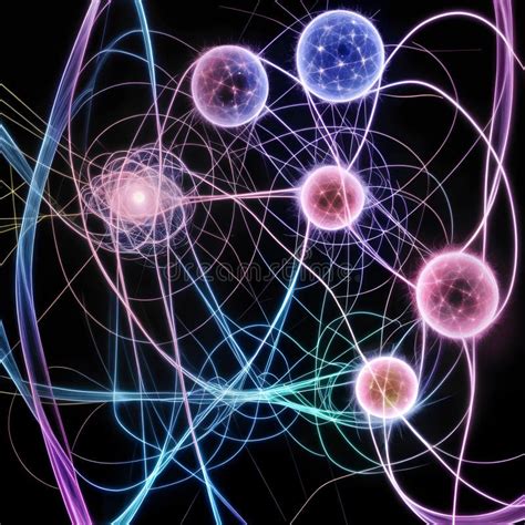 Vibrant Quantum Entanglement Illustration Stock Image Image Of Technology Futuristic 327118133