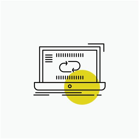 Communication Connection Link Sync Synchronization Line Icon 13026511 Vector Art At Vecteezy