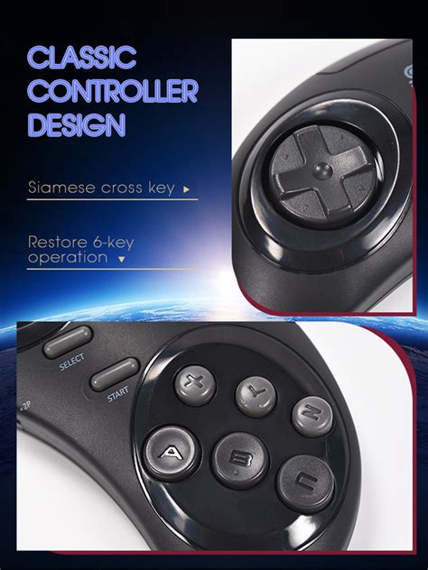 Data Frog Y2 16 Bit SEGA Game Console 4K HD Build In 900+ Games with ...