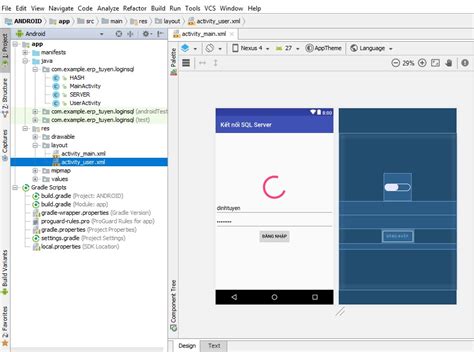 Lập Trình Android Ứng Dụng Giao Tiếp Với Sql Server