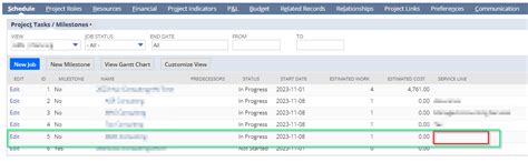 Updating Jobs Within A Project Rnetsuite