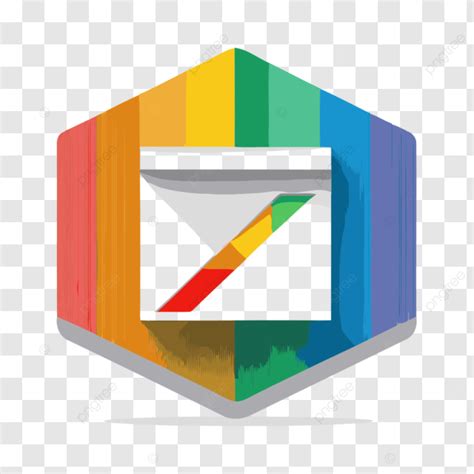 문자가 있는 다채로운 육각형 벡터 흰색 배경에 재시험의 단순한 다채로운 아이콘 그림자 없음 작은 프레임 중앙 Png 일러스트 및 벡터 에 대한 무료 다운로드