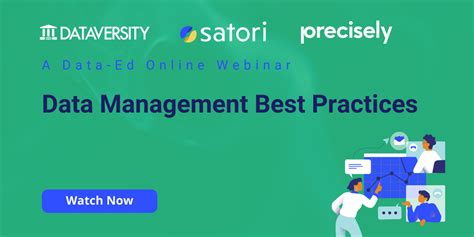 Data Management Best Practices Satori