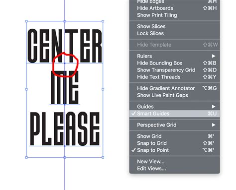 Adobe Illustrator Align Selected Objects To A Guide Graphic Design